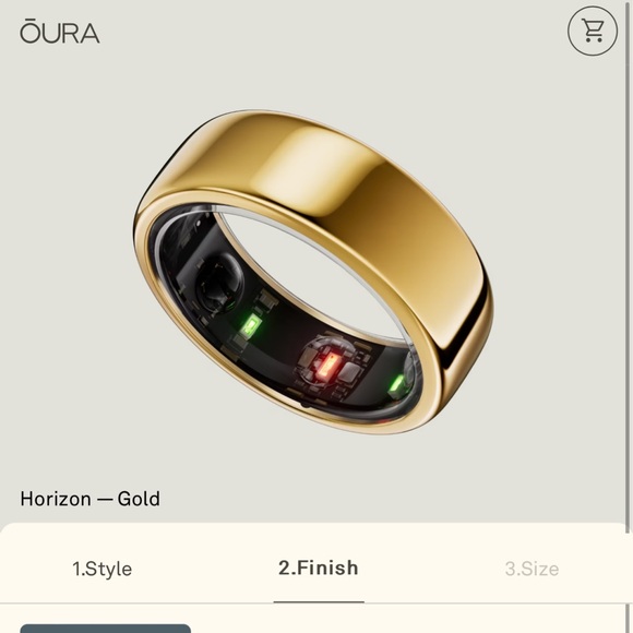 Oura | Jewelry | Oura Ring Gen3 Heritage Gold | Poshmark